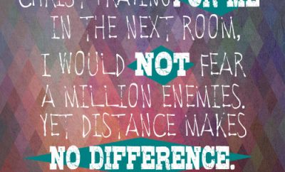 Robert Murray McCheyne Quote - 4 Reasons You Shouldn't Fear Enemies if ...