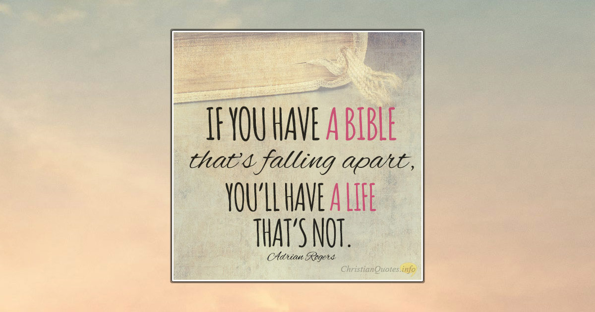 5 Reasons to Wear Out Your Bible | ChristianQuotes.info