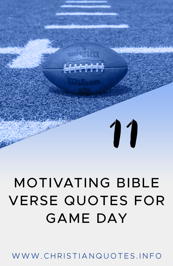 11 Motivating Bible Verse Quotes For Game Day | ChristianQuotes.info